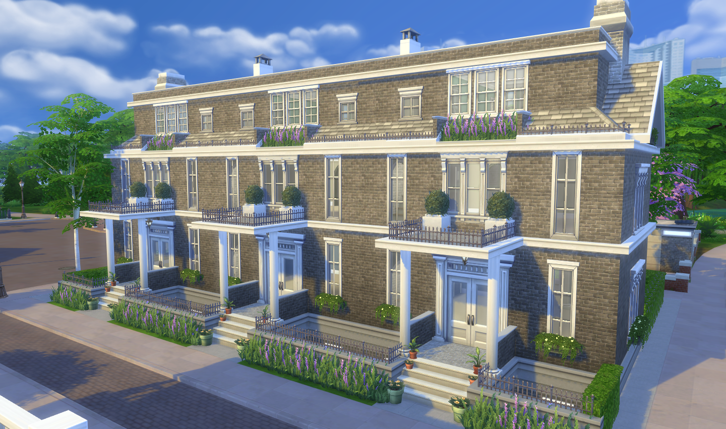 Georgian Townhouses – Bluebellflora