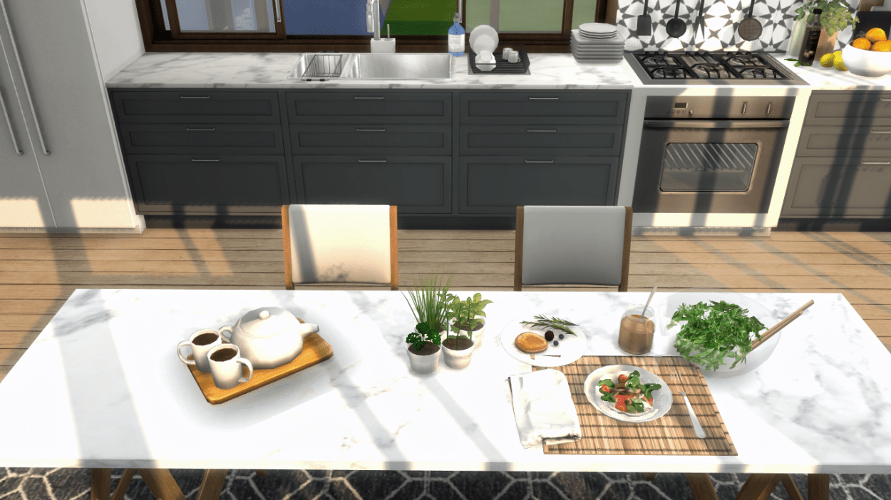Marble table top recolour – Bluebellflora