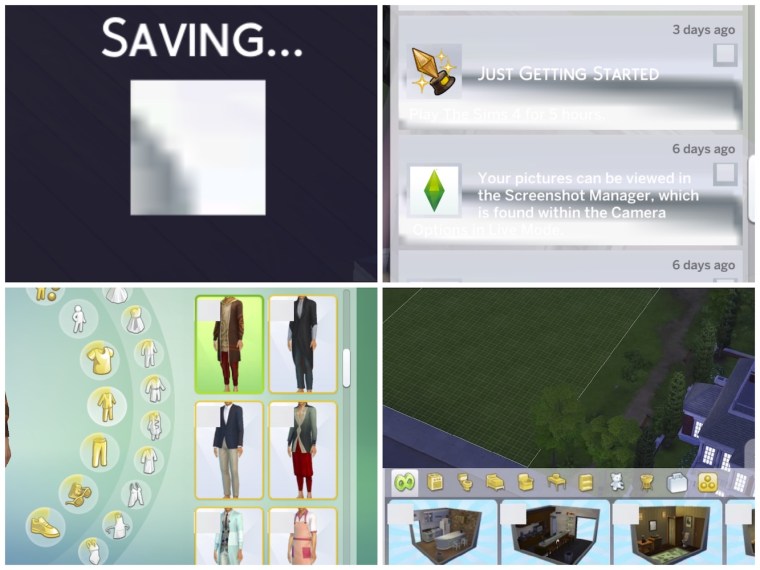 Pixelated UI and greyed out menus in Sims 4 – Bluebellflora