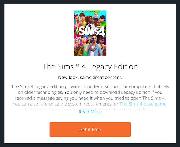 Sims 4 Legacy Edition is finally here for non-Metal Macs and Lion users ...