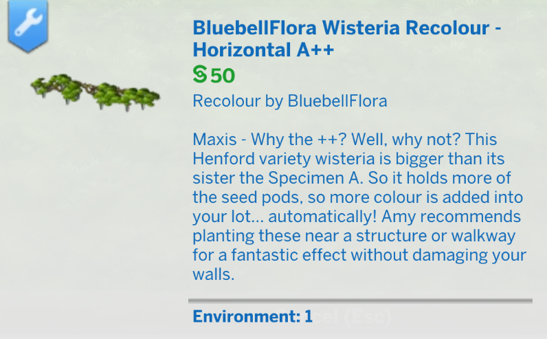 Cottage Living White Wisteria Recolour – Bluebellflora